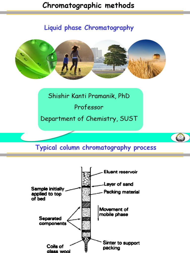 Lecture 1 - Liquid Column Chro | PDF | Chromatography | Protein ...