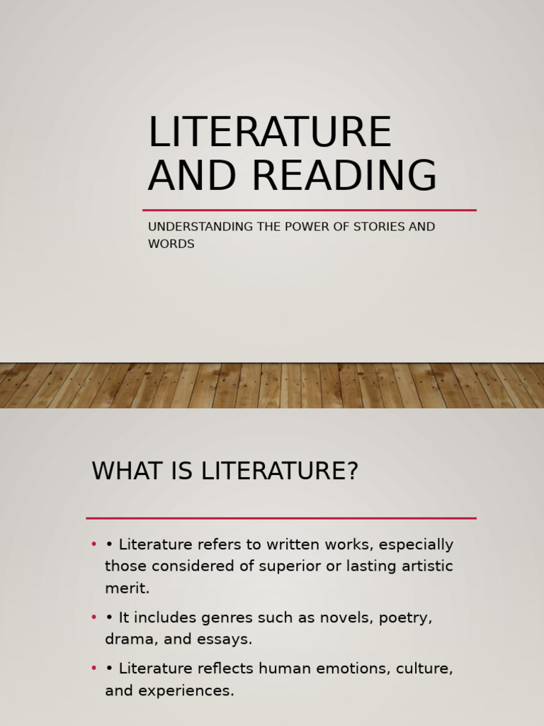 Literature and Reading and Wrting Skills | PDF | Human Communication ...