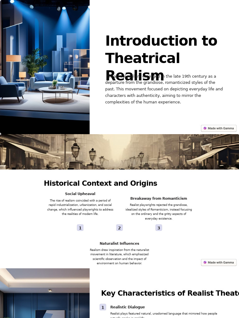 WEEK 7.1 - Theatrical-Realism | PDF | Realism (Arts) | Liberal Arts Education