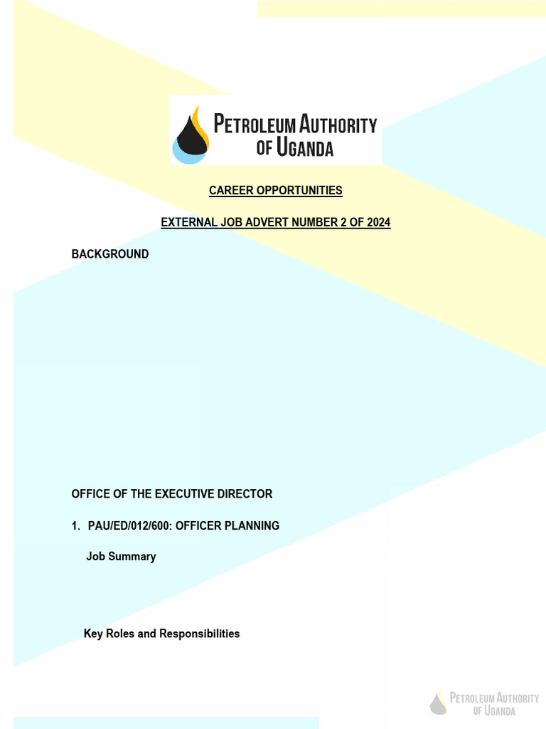 EXTERNAL-JOB-ADVERT-December-2024-Final | PDF | Human Resource ...