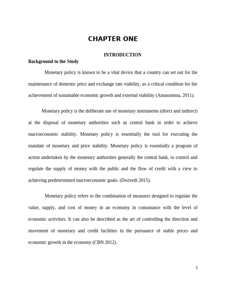 Effectiveness of Nigeria's Monetary Policy | PDF | Monetary Policy | Money Supply