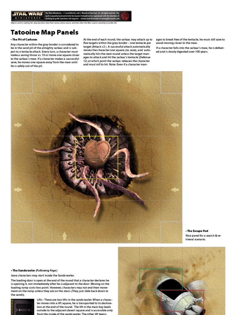 Tatooine Map Panels | PDF