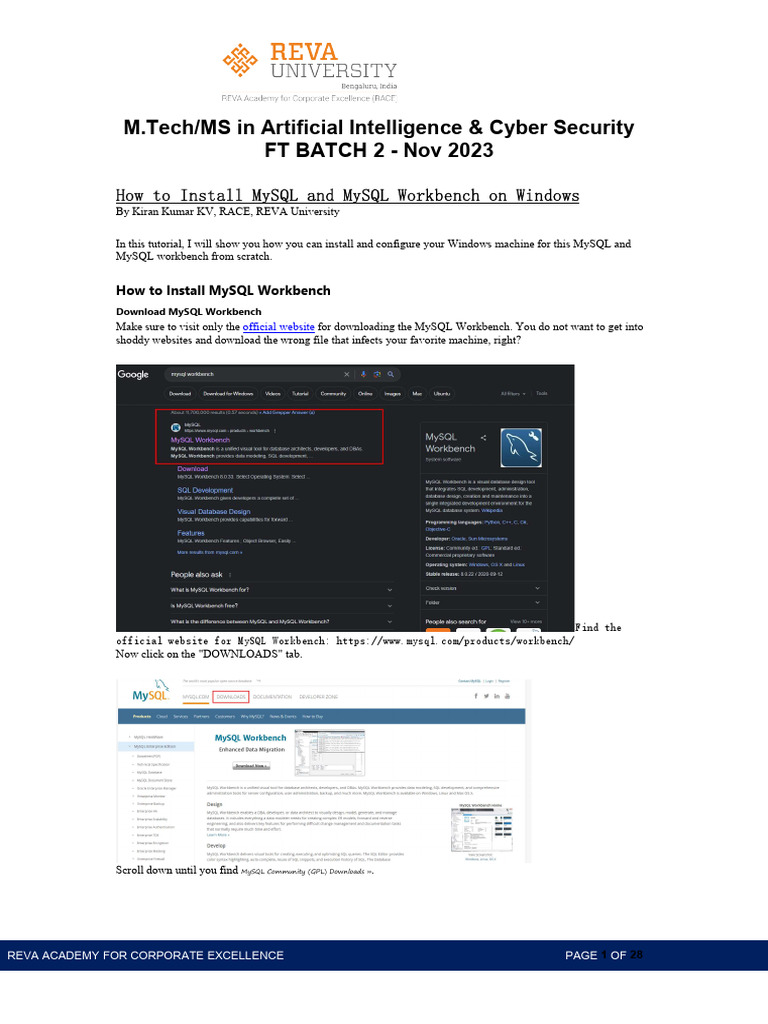 Install_MySql_Workbench | PDF | My Sql | Directory (Computing)