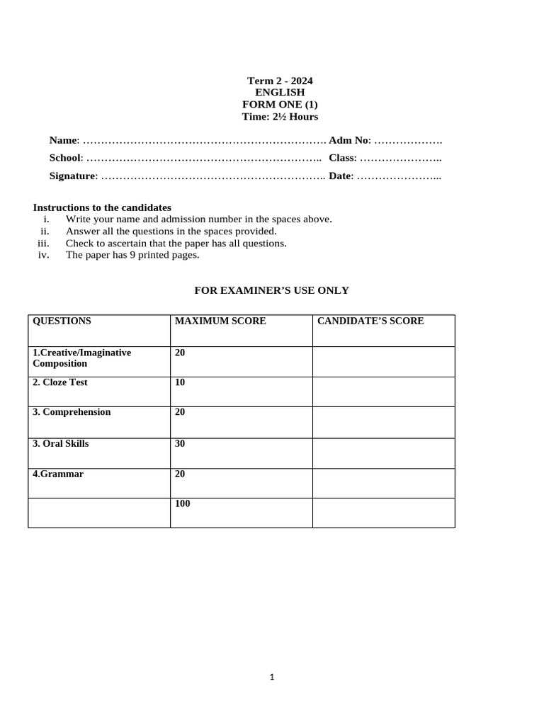 ENGLISH-F1-QS | PDF | Pneumonia | Hospital