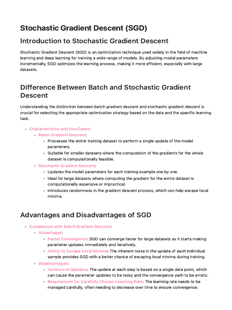 05 Stochastic Gradient Descent 3 Pdf Computational Science