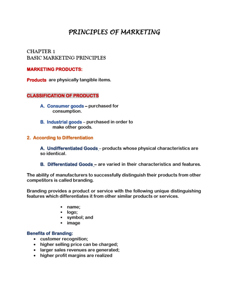 Principles of Marketing 2 | PDF | Goods | Brand