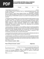 Annexure - Consent Form and Use of APAAR ID | PDF | Social Science