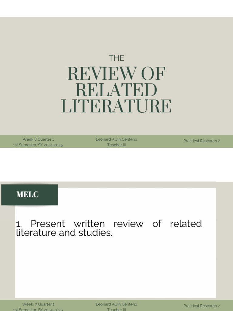 Review-of-Related-Literature (1) | PDF | Knowledge | Thesis