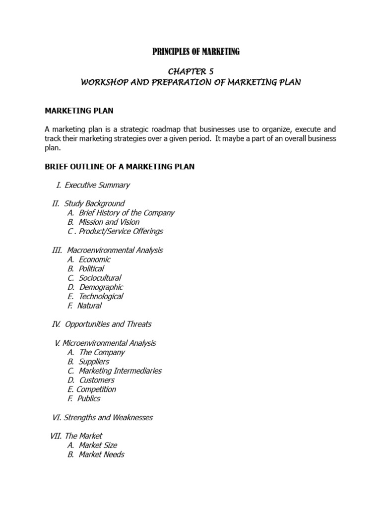 Marketing Plan Workshop Guide | PDF | Marketing | Marketing Strategy