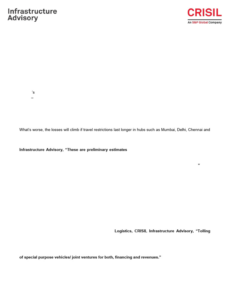 Aviation and Road Sectors Face Major Revenue Losses | PDF ...