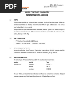 Procedure For DP Test | PDF | Nondestructive Testing | Applied And ...