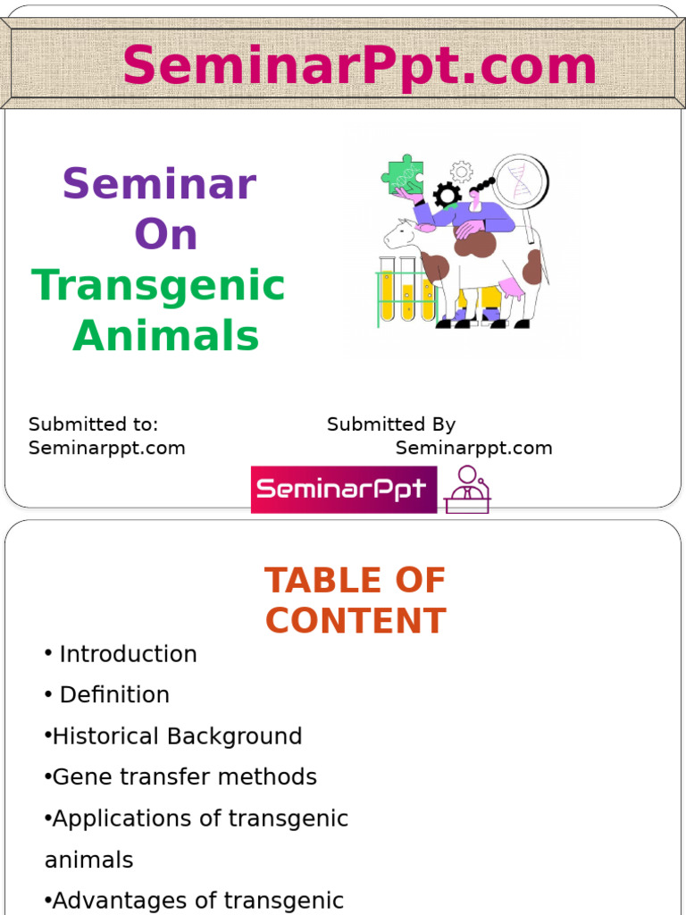 Transgenic Animals | PDF | Transgene | Transfection