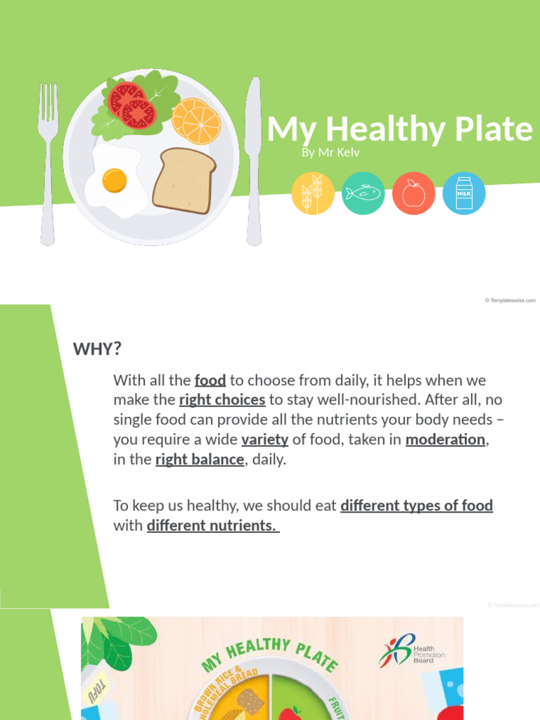 My Healthy Plate | PDF | Healthy Diet | Obesity