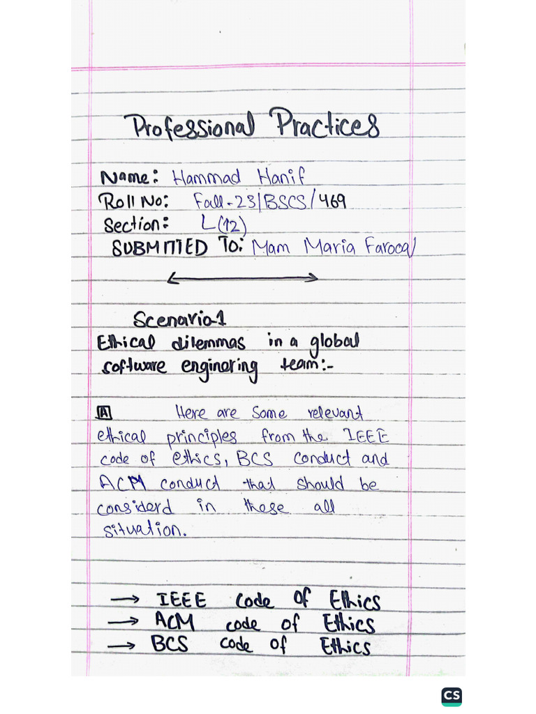 Hammad Hanif (469) PP Assignment | PDF