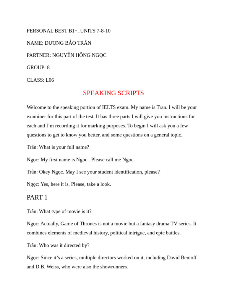 PERSONAL BEST B1 | PDF