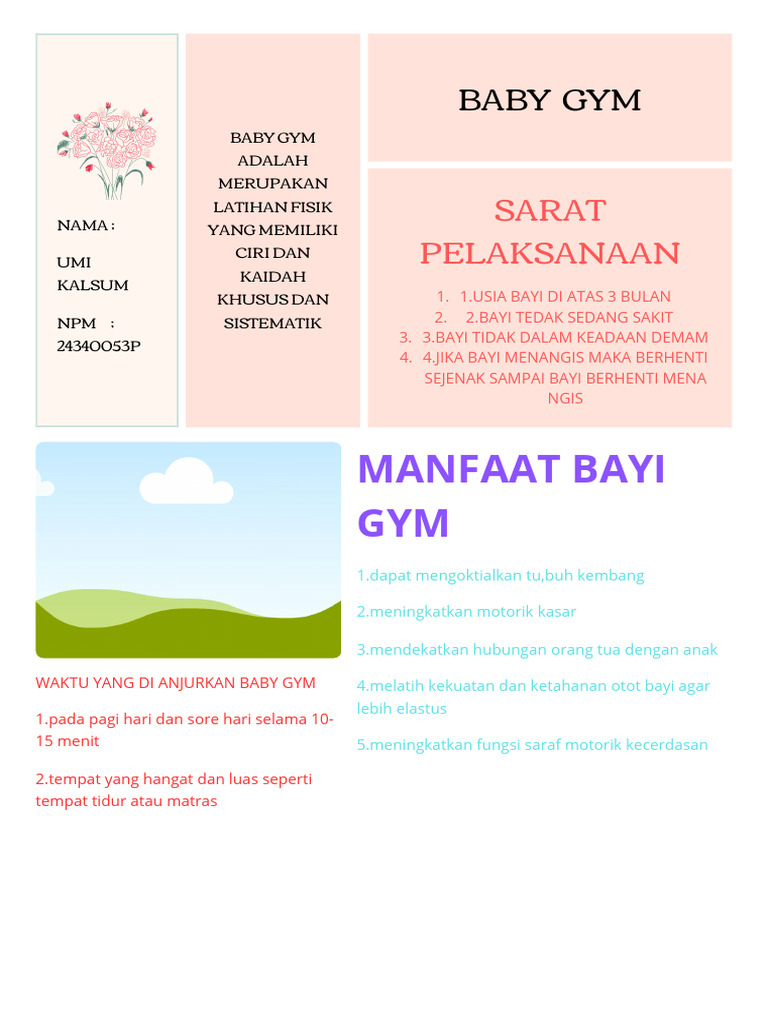 UMI KALSUM NPM 24340053P TUGAS MOMY DAN BABY | PDF