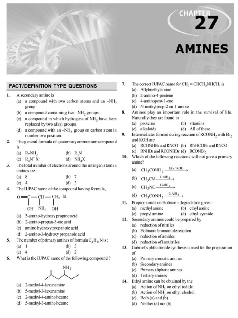 Amines | PDF