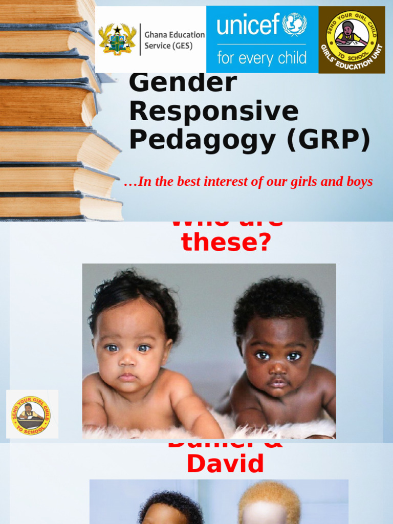 Gender Responsive Pedagogy - Core Subjects Training 2024 | PDF ...
