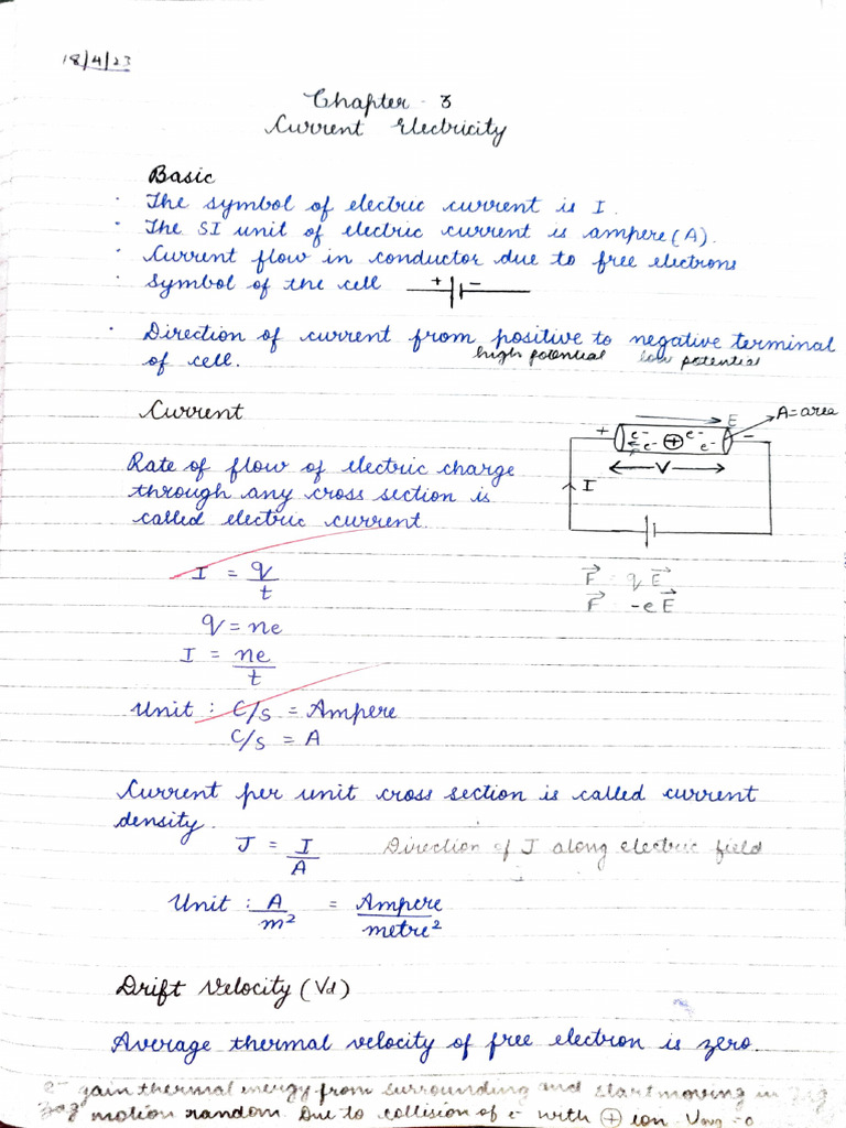 3. CURRENT ELECTRICITY | PDF