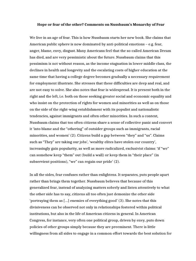 Logical fallacies caused by fear | PDF | Fear | Anger