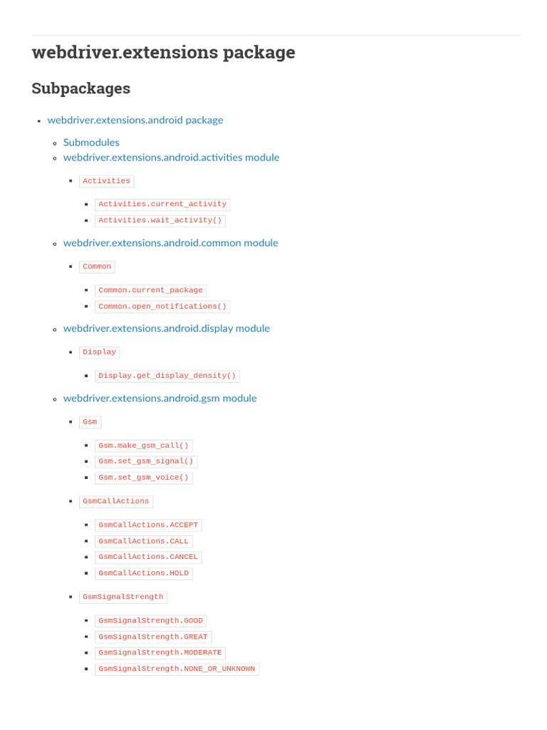 appium_python_client_webdriver_extensions | PDF | Parameter (Computer Programming) | Computer File