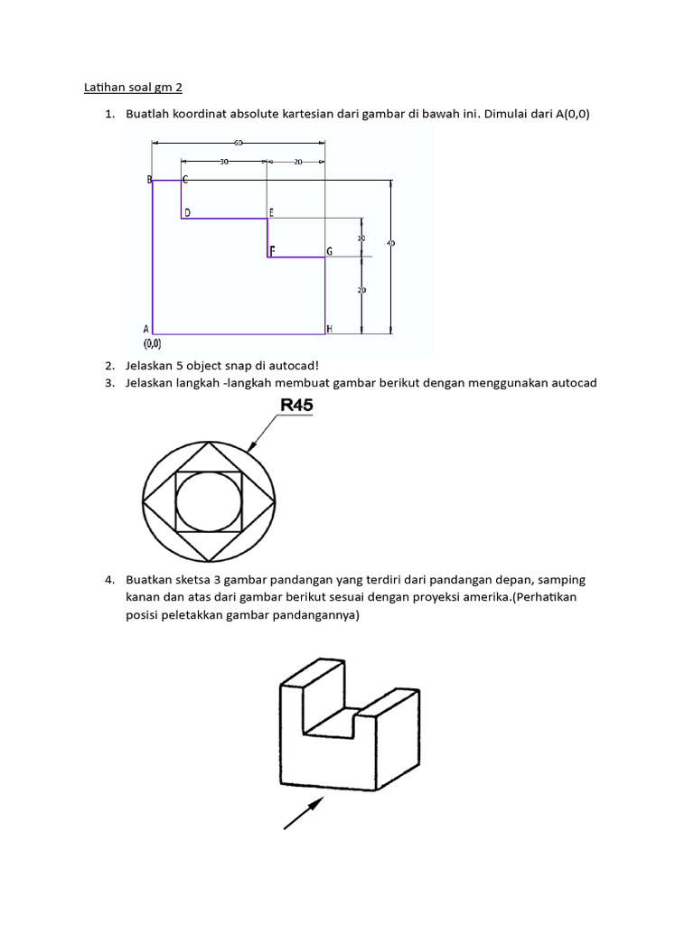 Latihan soal gm 2 | PDF