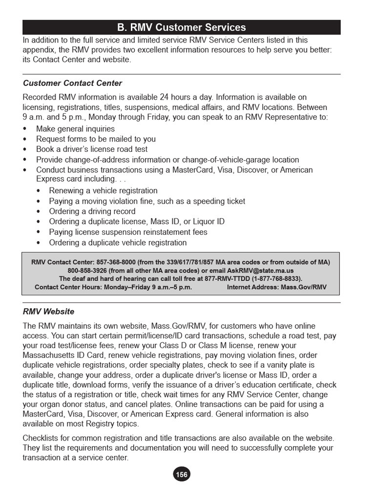 appendix_b | PDF | Department Of Motor Vehicles | Visa Inc.