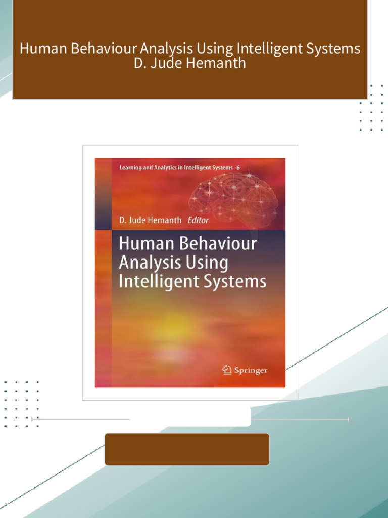 Instant Download Human Behaviour Analysis Using Intelligent Systems D ... Instant Download Human Behaviour Analysis Using Intelligent Systems D ...