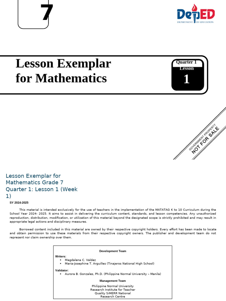 grade 7 q1-LE | PDF | Polygon | Circle