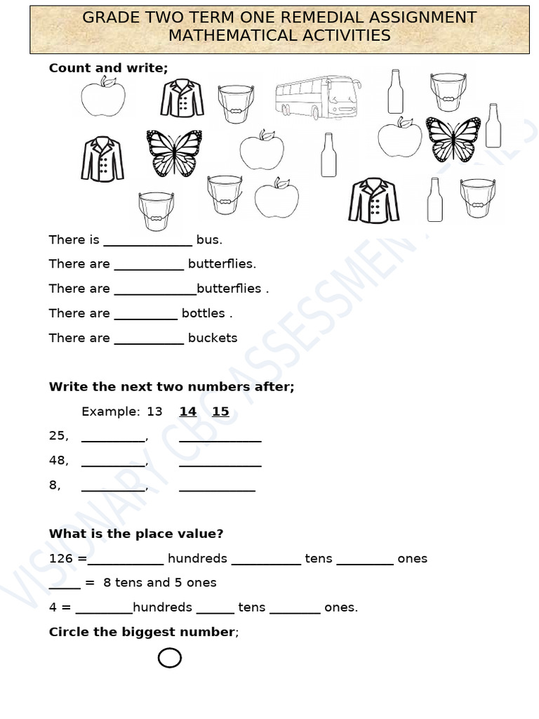 Grade 2 Assignment 2023 | PDF