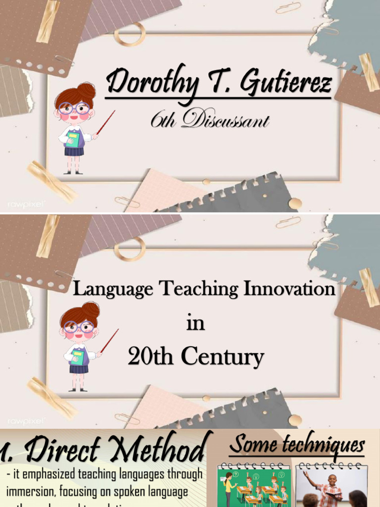 Language Teaching Innovation in 20th Century | PDF