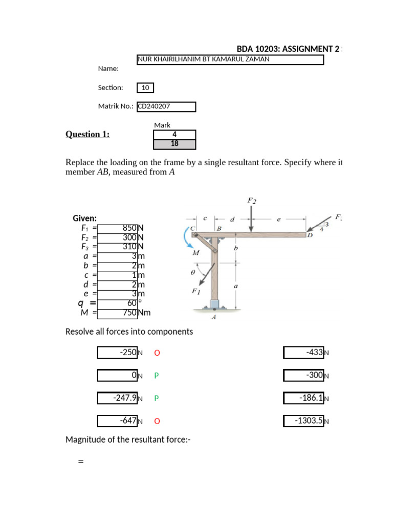 Assignment 2 Sem 1 20242025 | PDF | Algebra | Mechanical Engineering