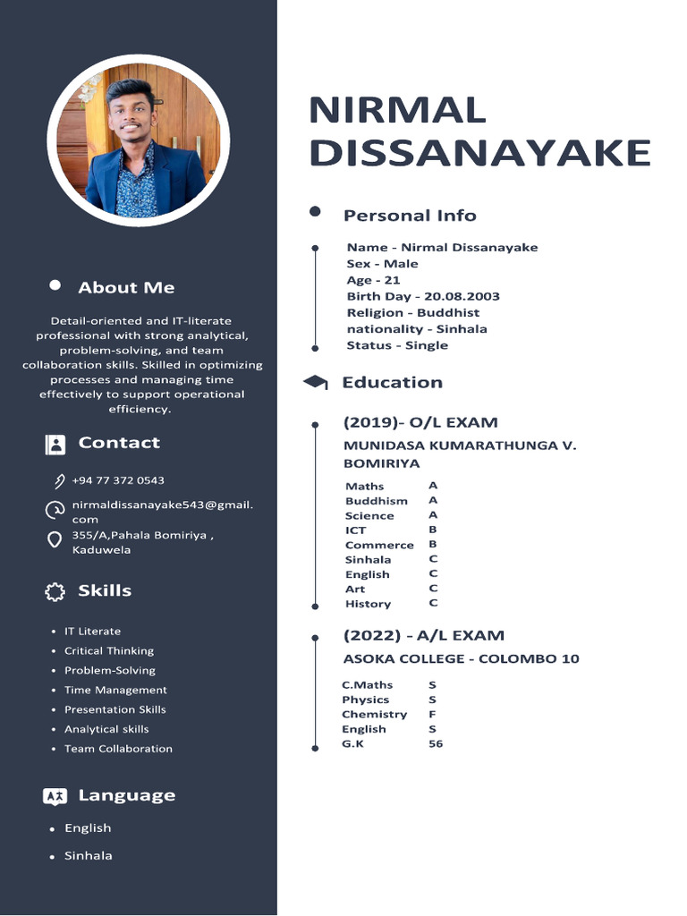 Nirmal New CV Resume - Copy 1 | PDF