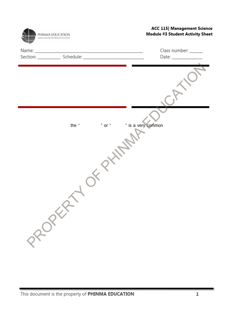 SAS#3-ACC115 | PDF | Applied Mathematics