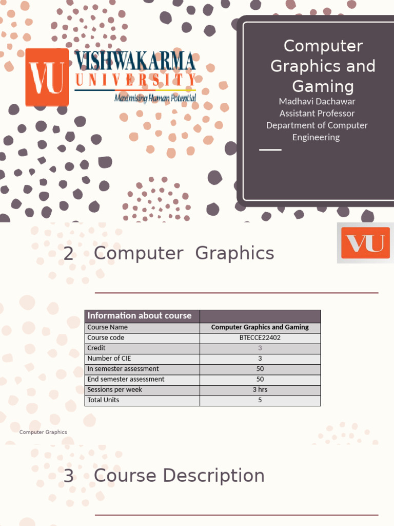 Introductory Session CG | PDF | Computer Graphics | 3 D Computer Graphics