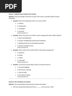 WFP Written Assessment Overview | PDF | Test (Assessment) | Cognition