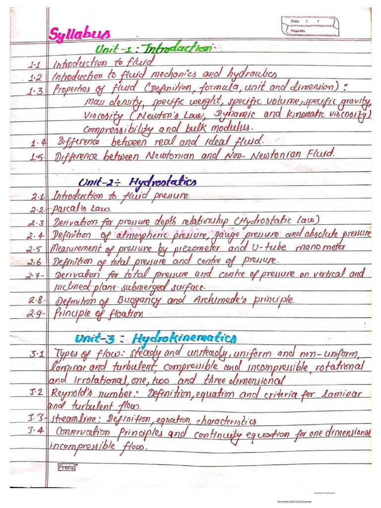 Basic Hydraulics | PDF