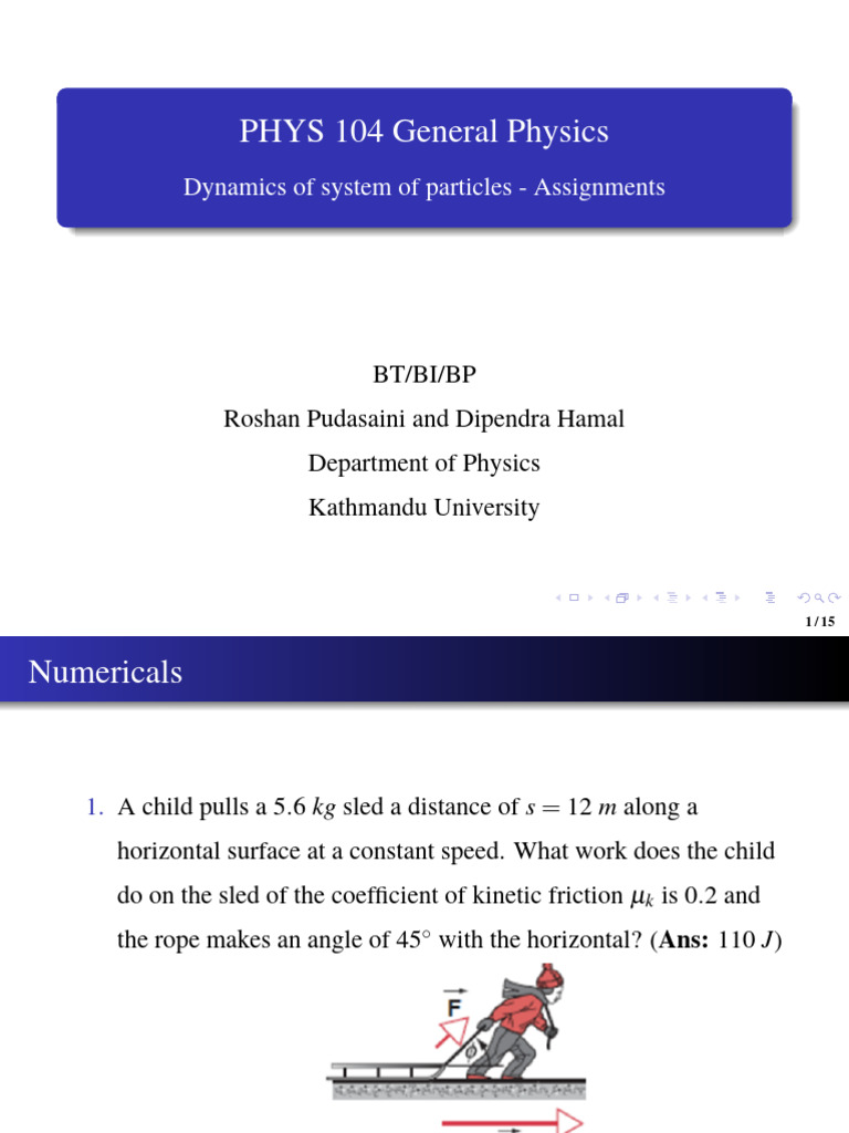 Mechanics-numericals | PDF | Rocket | Force