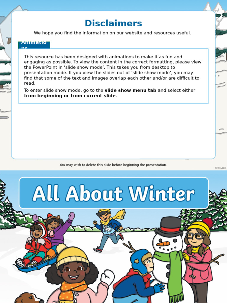 T T 24922 Eyfs All About Winter Powerpoint Ver 4 | PDF | Christmas