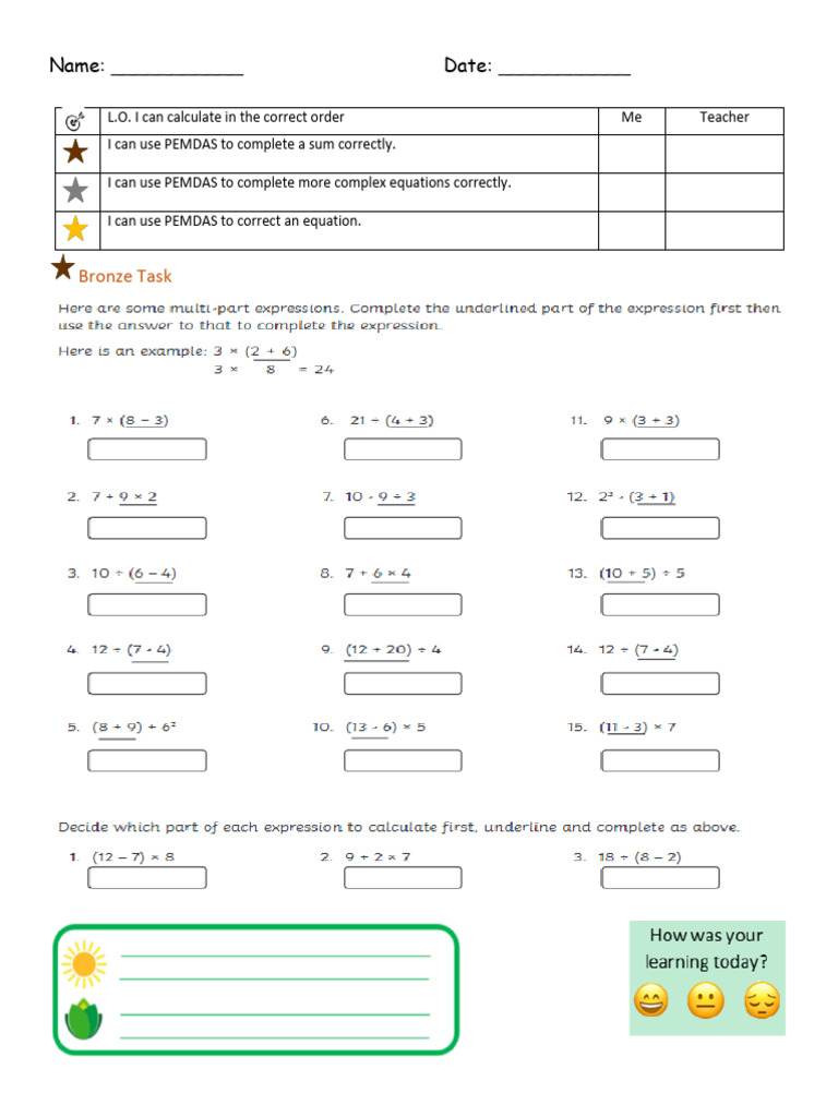 Mastering PEMDAS for Equation Solving | PDF