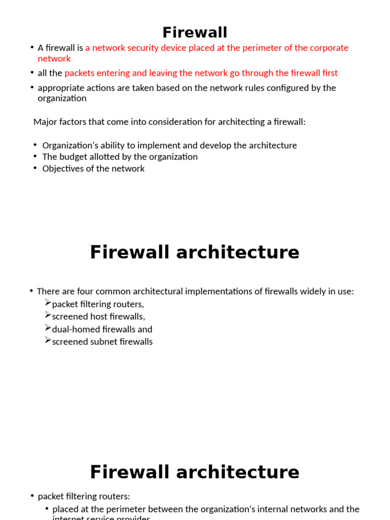 8 Firewalls | PDF | Proxy Server | Computer Network