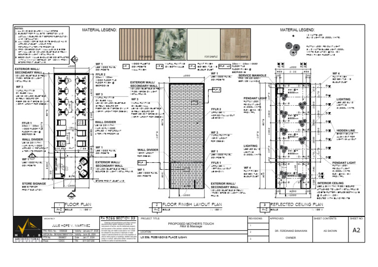 Architectural Plan Pdf Wall Building Materials