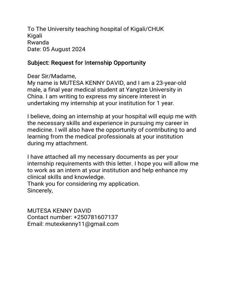 Letter To CHUK | PDF