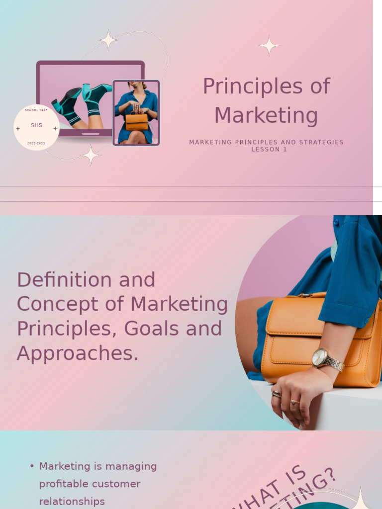 Marketing Principles and Strategies Overview | PDF | Marketing | Market ...