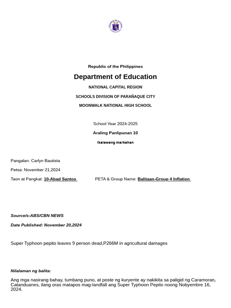 BALITAAN TEMPLATE - Docx 20241120 223420 0000 | PDF