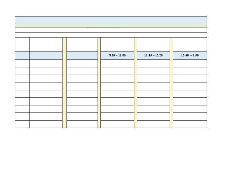 Special time table grade 11 13-02-2024 for online | PDF | Science