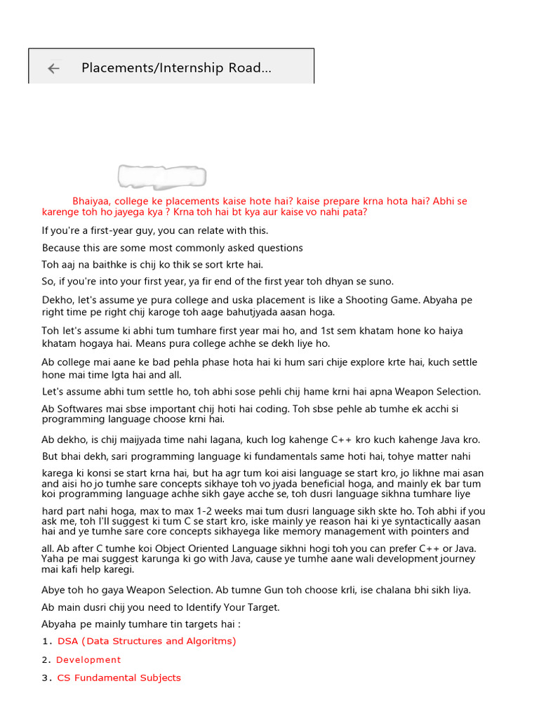 DPG ROADMAP | PDF | Algorithms And Data Structures | Computer Programming