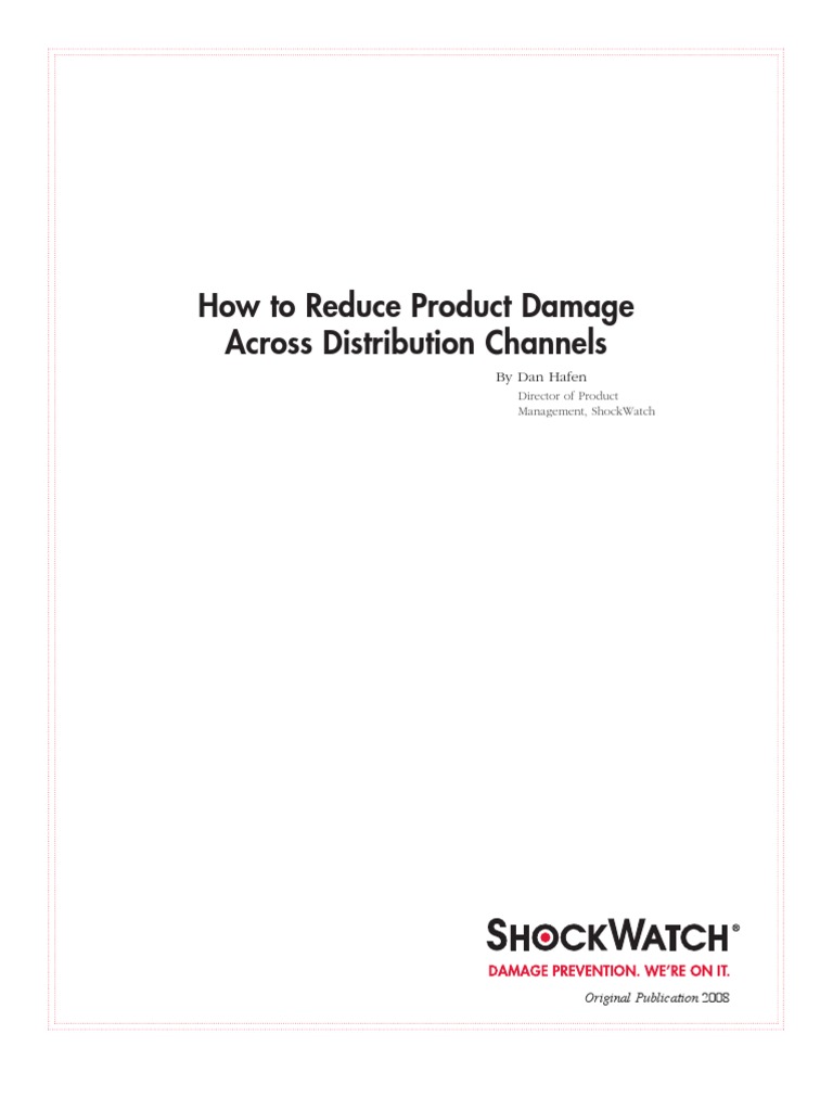 WP - Reduce Product Damage | PDF | Packaging And Labeling | Pallet