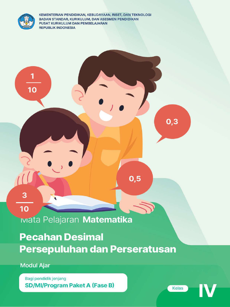 Modul Ajar Matematika - Pecahan Desimal Persepuluhan Dan Perseratusan ...
