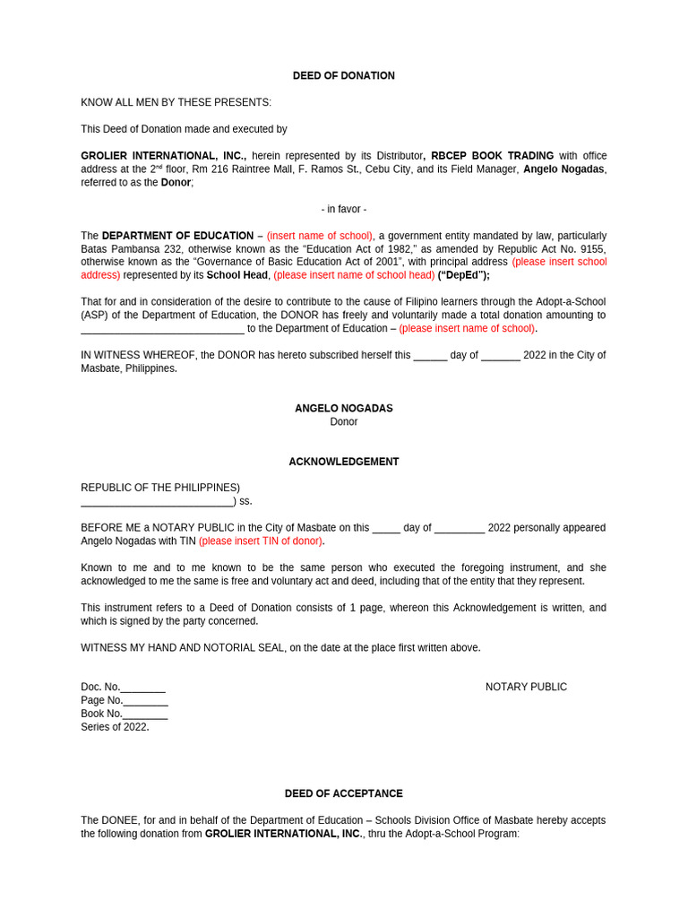 DOD-DOA-Sch-Level-Grolier-International-Inc. | PDF | Justice | Government
